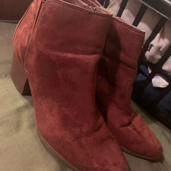 dexflex comfort | Shoes | Dexflex Comfort Red Booties Size 2 | Poshmark